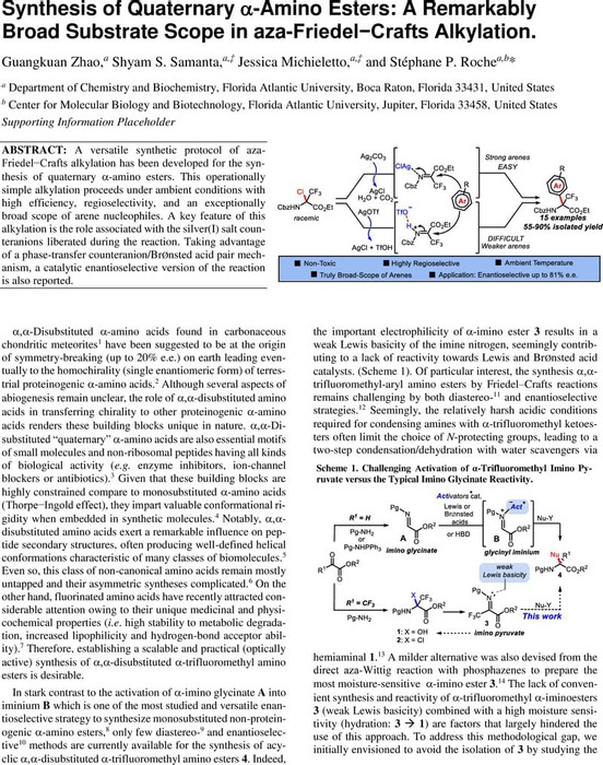 Synthesis Of Quaternary Amino Esters A Remarkably Broad Substrate